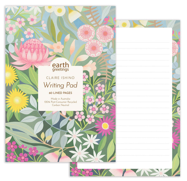 STATIONARY: A5 Writing Pad-Bush Bouquet – Journeybright